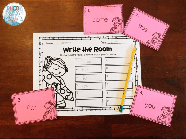 Word Work Activities for the Elementary Classroom - Rhody Girl Resources