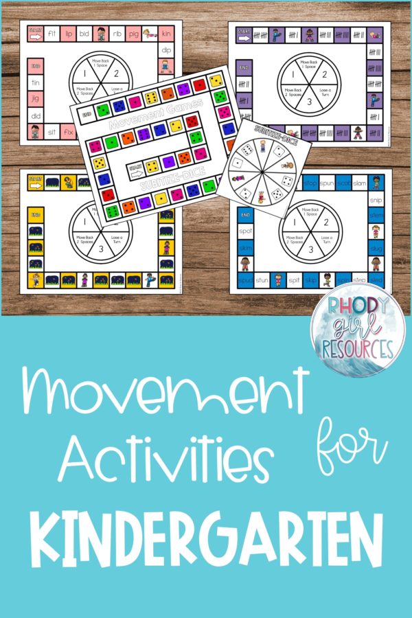 Movement Activities for Kindergarten - Rhody Girl Resources