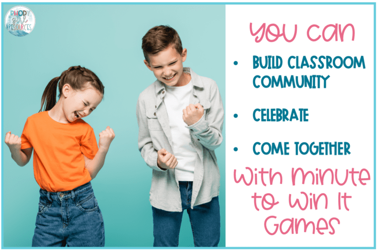 14 Fun and Easy Classroom Minute to Win It Games - Rhody Girl Resources