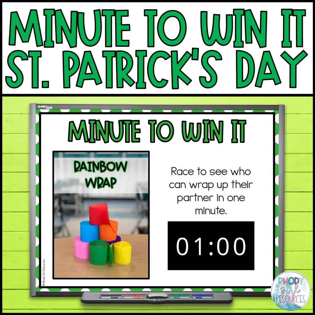 St. Patrick's Day Minute to Win It Games - Rhody Girl Resources